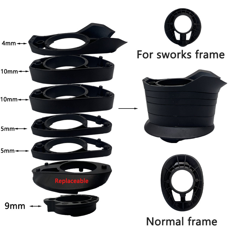 For SL8 Handlebar Perfectly Convert Conventional Round Head Tube Frames ...