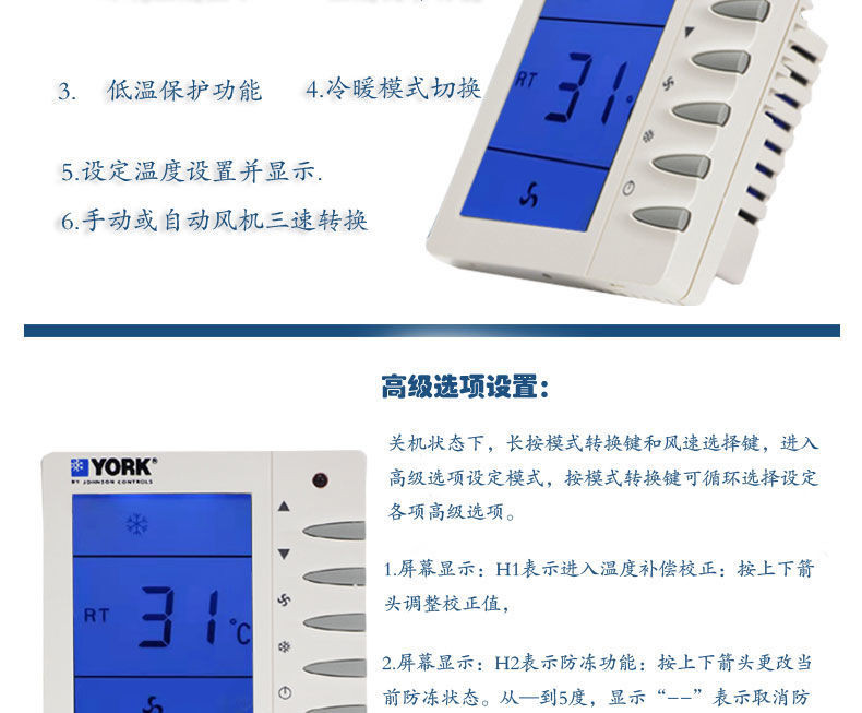 Central Air Conditioning Control Panel Water System Fan Disc Pipe Three ...
