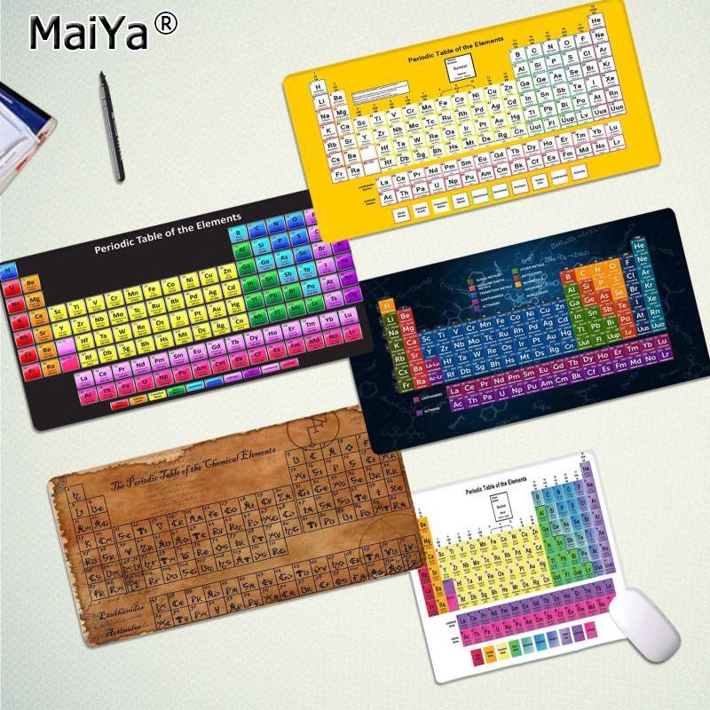 in stock periodic table of the elements Keyboards Mat Rubber Gaming ...