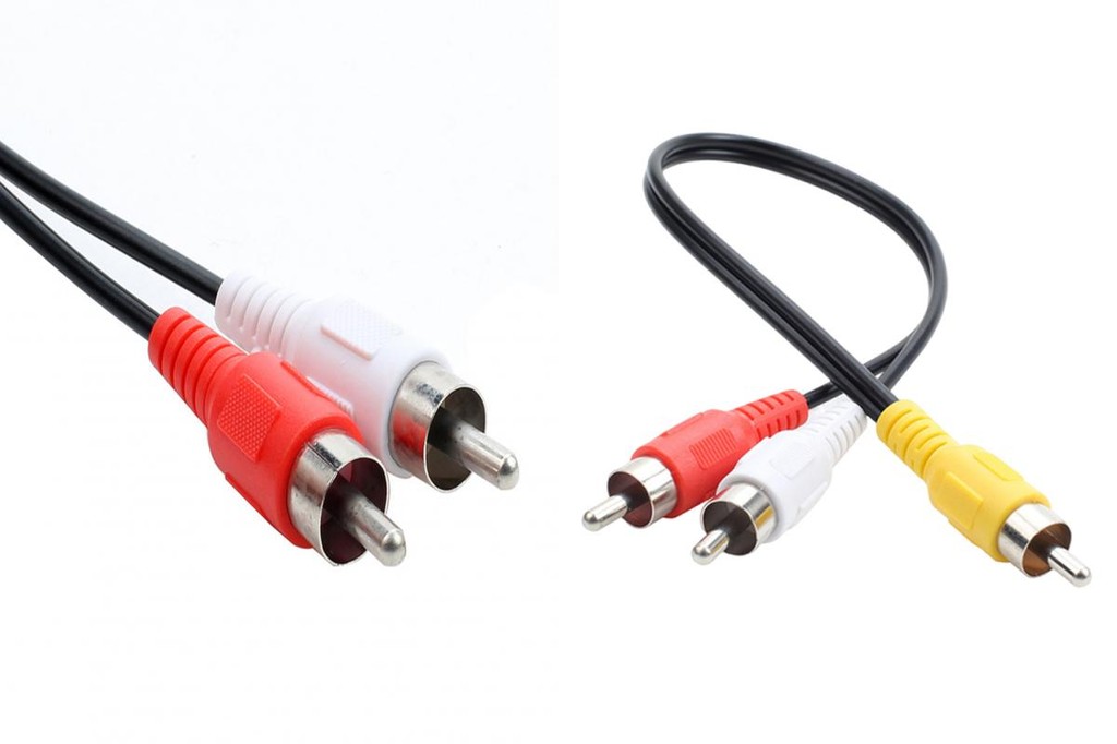 Core Rca Cable High-fidelity Rca Audio Cable Premium 2 Rca Male to 1 ...
