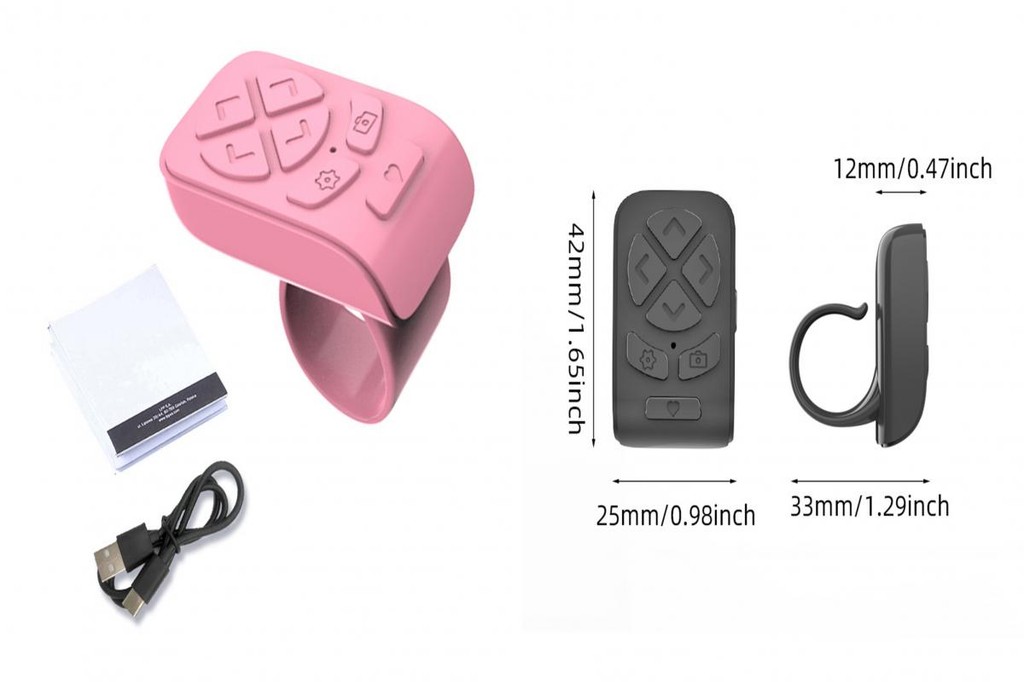 Long-range Remote Control Wireless Bluetooth Selfie Remote Control for ...