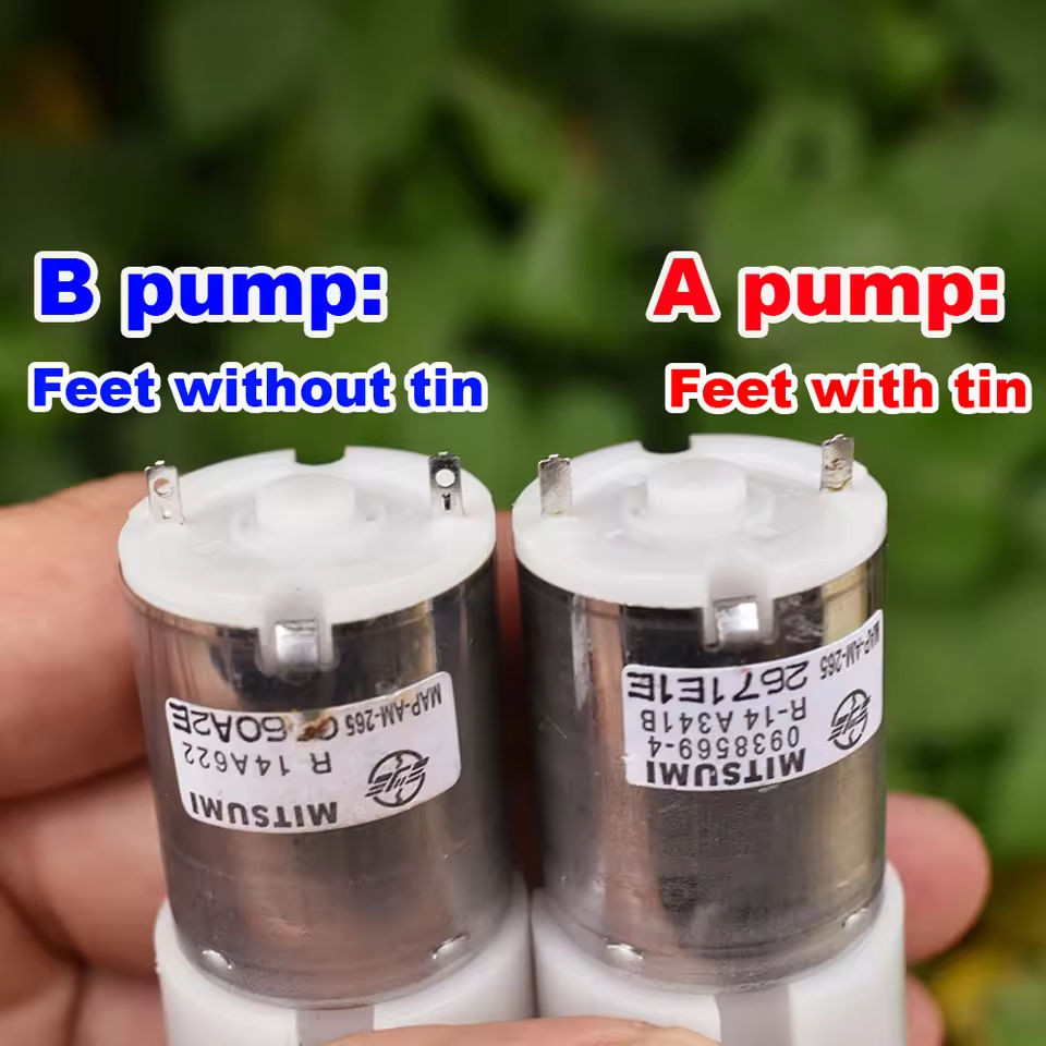 DC 3V 3.7V 5V 6V Small Mini 370 Motor Diaphragm Air Pump Vacuum Pump Negative Pressure Suction ...