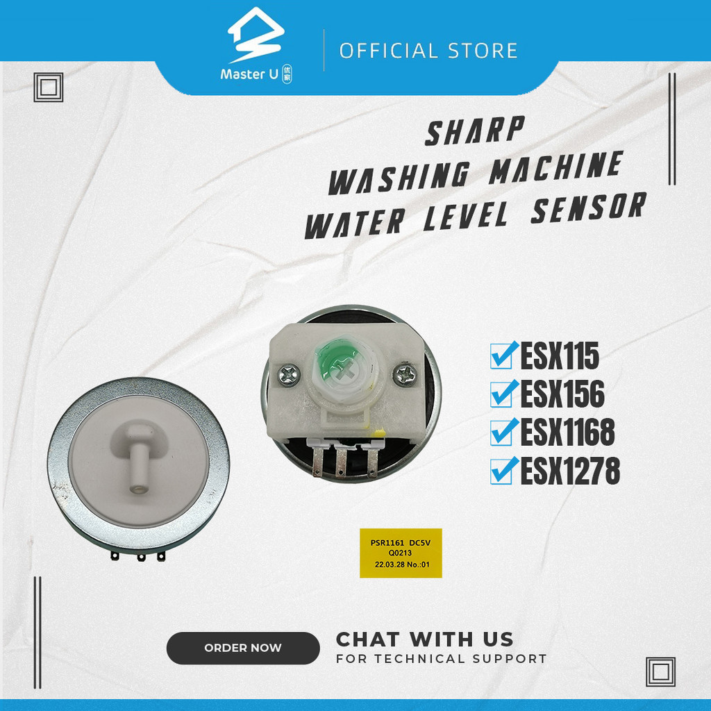 ESX115/ESX156/ESX1168/ESX1278 SHARP WASHING MACHINE WATER LEVEL SENSOR ...
