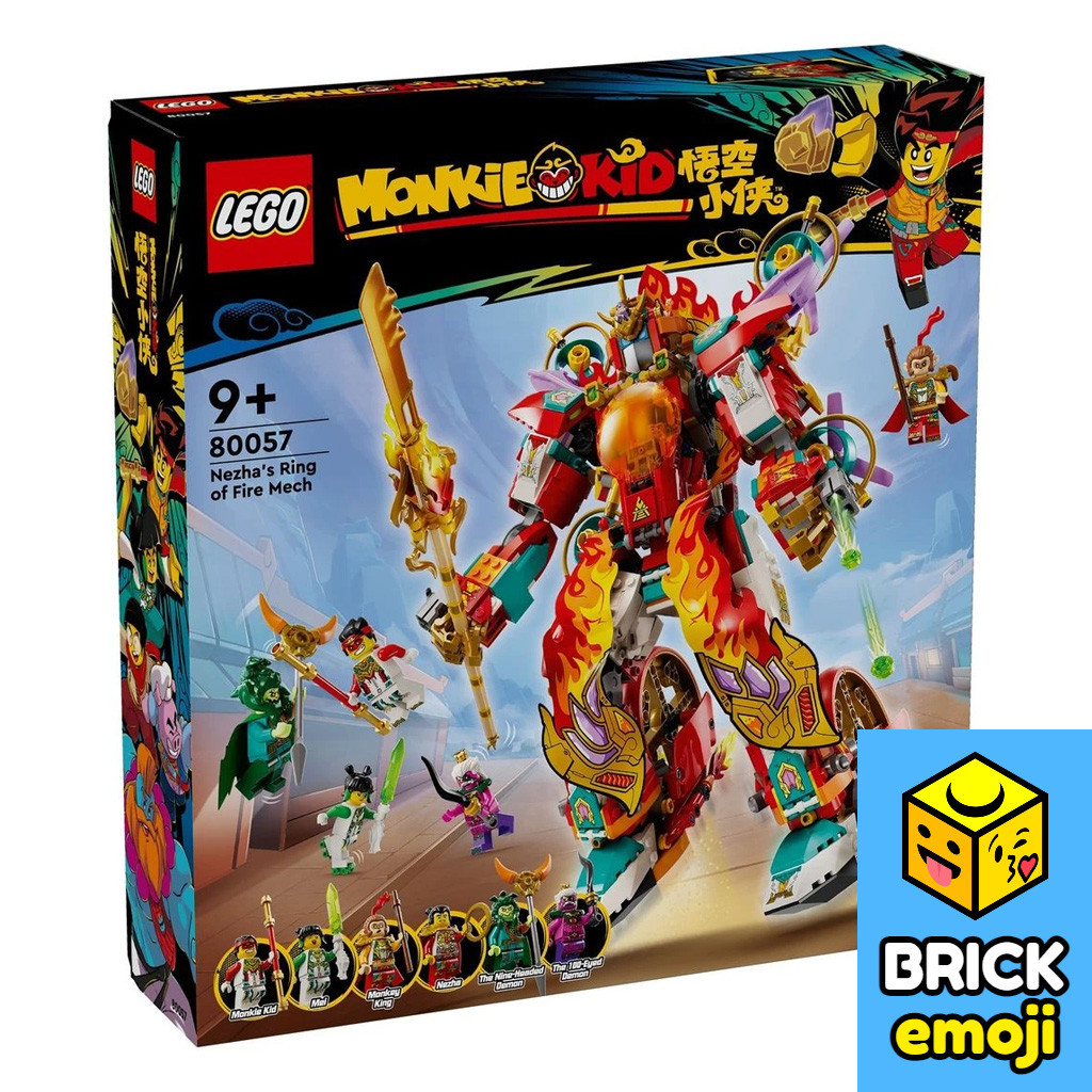 LEGO 80057 Monkie Kid Nezha's Ring of Fire Mech | Shopee Malaysia