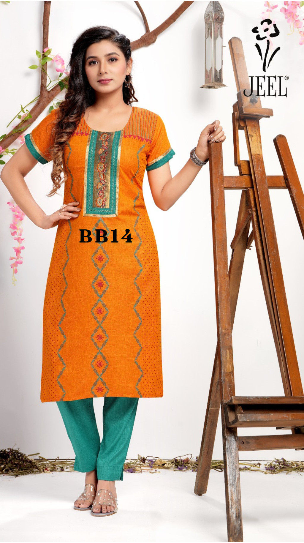 JEEL Classic Kurtis for Casual and Office Wear Tops Only BB Series ...