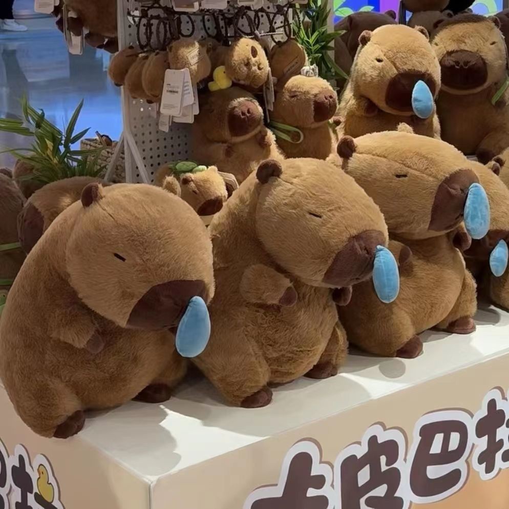 Super Soft Capybara Teddy Bear Plush Toy Filled Cute Soft Snot Capybara ...