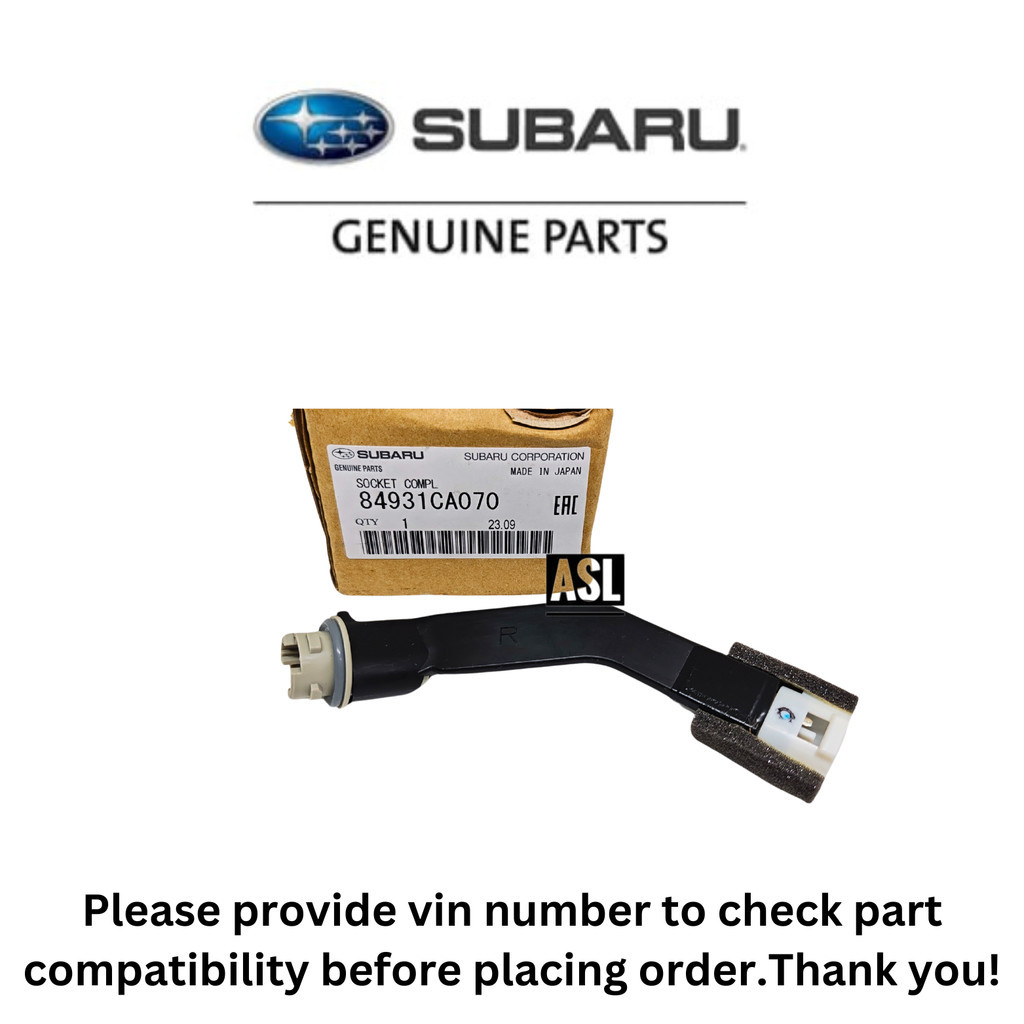 Genuine Subaru BRZ ZC Signal Lamp Socket 84931CA070 RH 84931CA080 ...