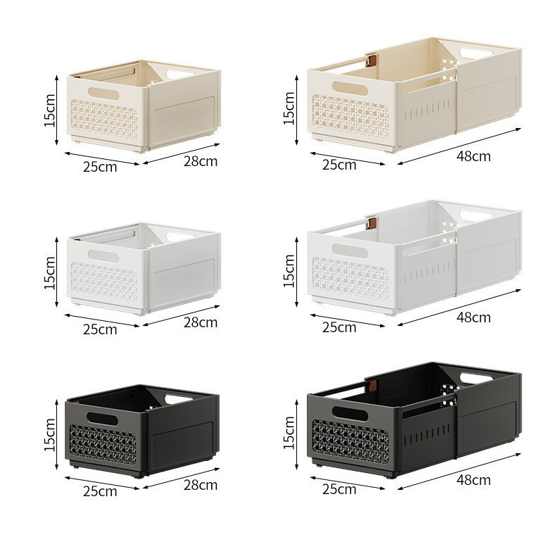 1/2PCS Retractable Drawer Organizer Adjustable Cabinet Storage Box ...