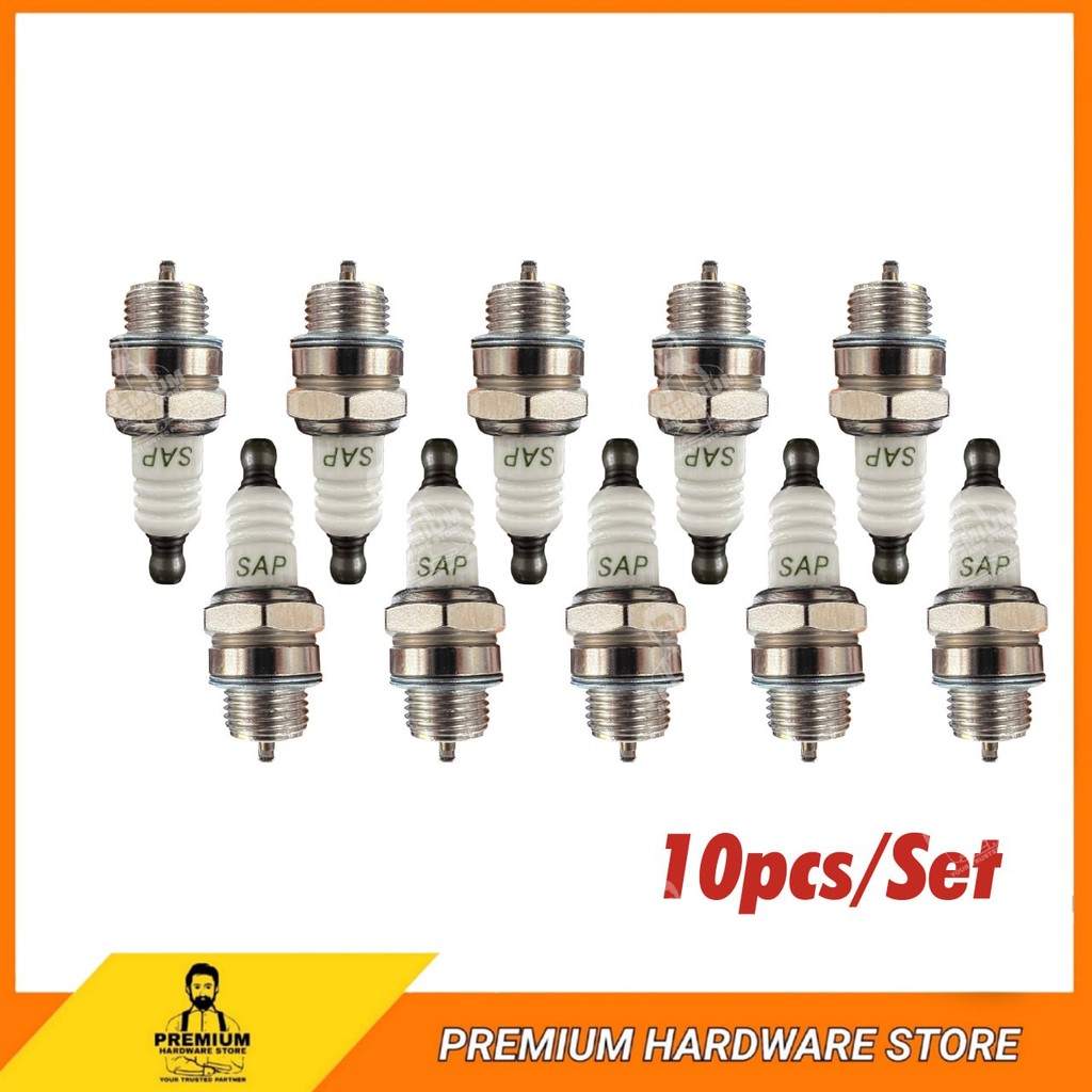 10PCS High Quality Spark Plugs ( Chain Saw / Brush Cutter ) PG-OBC7T ...