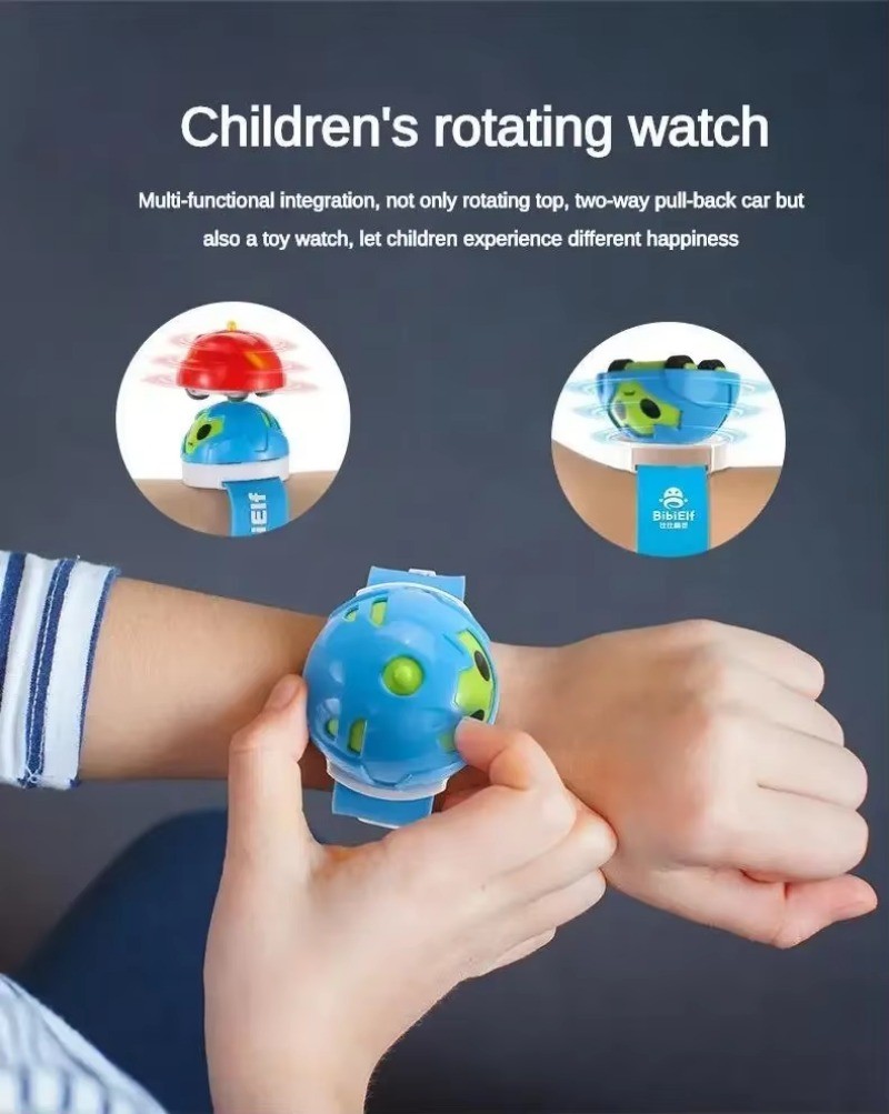 Watch Rotating Q Car Cartoon Fidget Gyroscope Toy with Inertial ...