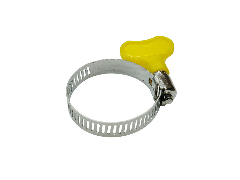 Pipe Clamp Stainless Steel 304 (18-32 Mm) With Yellow Swivel Handle ...