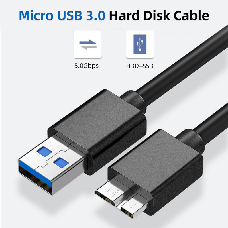 【1-3 Days Delivery】5Gbp High Speed Hard Disk Data Cable USB 3.0 To ...