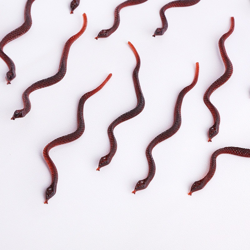 Rubber Fake Little Snake Toy Kids Prank Funny April Fool Lifelike Roach ...
