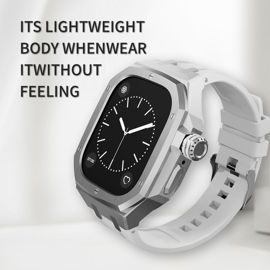 Luxury all inclusive modification kit case+silicone sport band steel ...