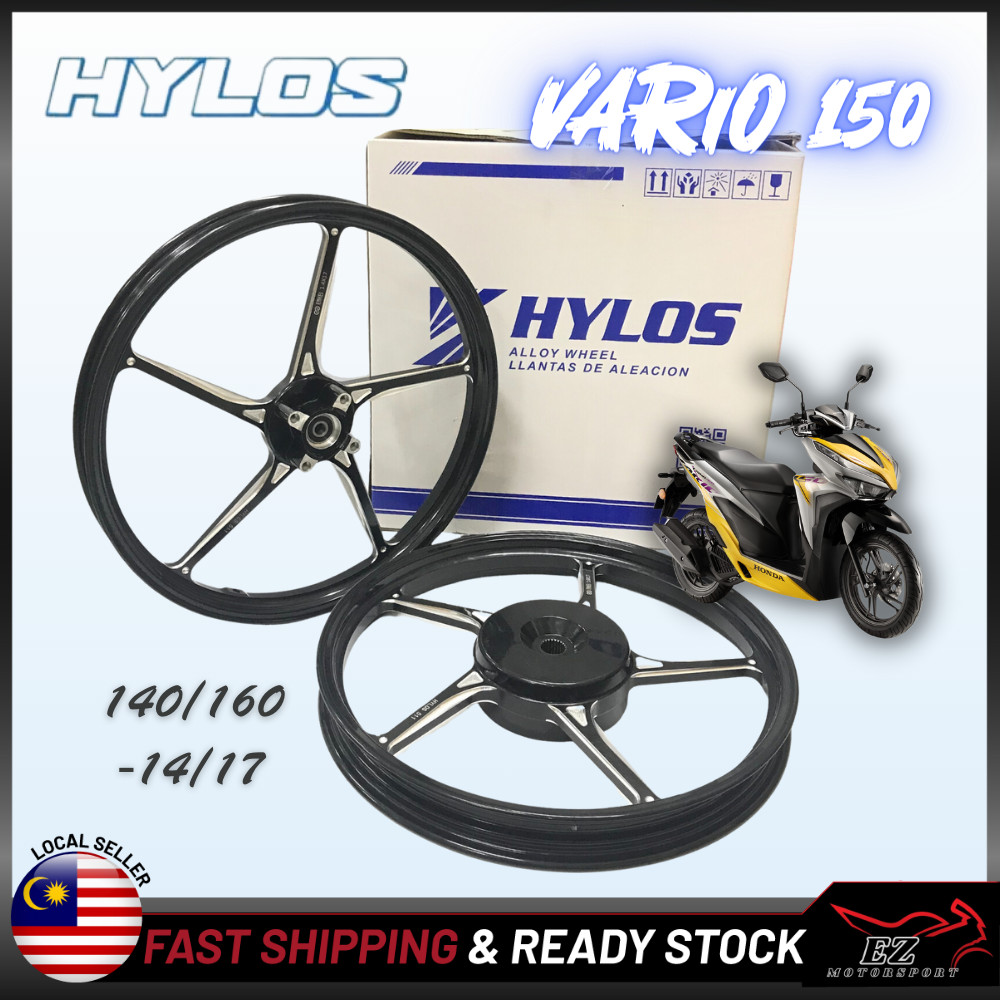 HONDA VARIO 150 HYLOS FG 511 Sport Rim VARIO150 Rim Kilat Hitam Black ...