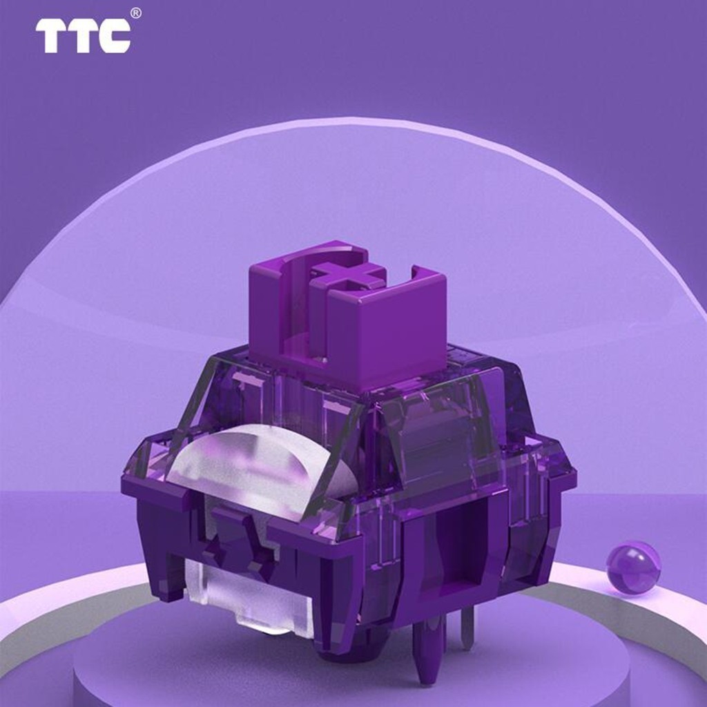 TTC Flame Purple Switch V2 42g 5 Pins 23mm Spring Typing Office ...