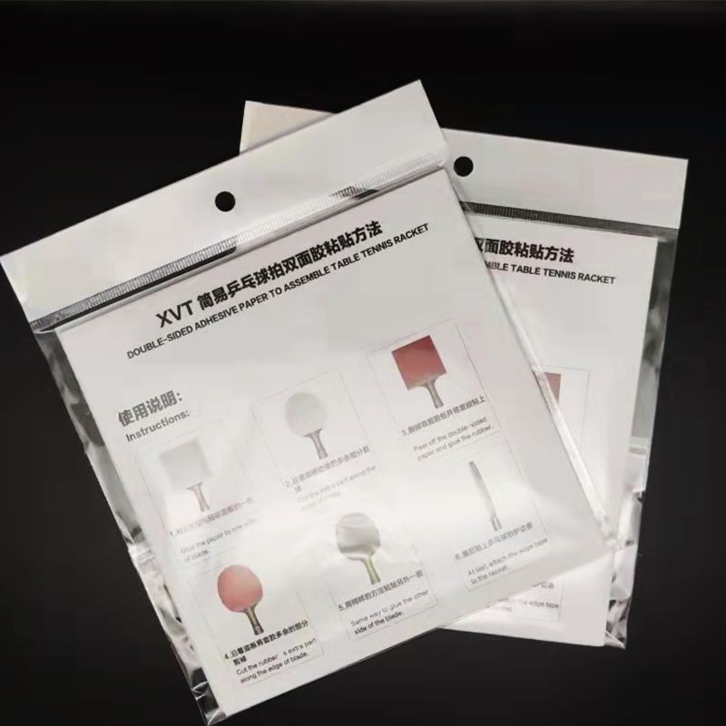 XVT Table Tennis Double-Sided Adhesive Paper for Assembling Rackets ...