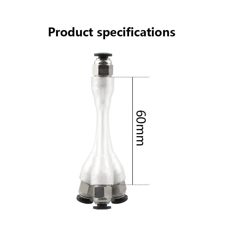 For Bambu Lab P1P P1S X1C Connector 3-in-1 Bowden Coupler Pneumatic ...