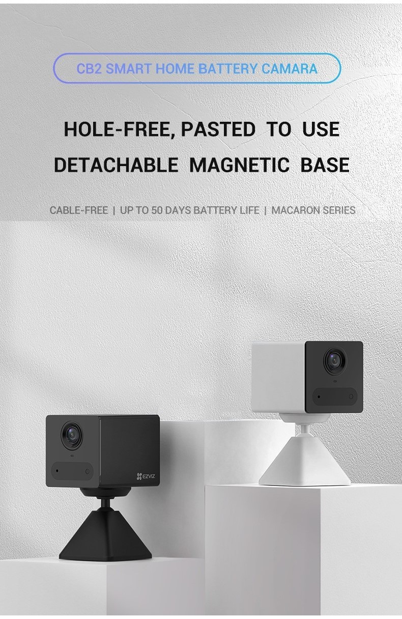 Ezviz CB2 2MP Full HD 1080P Two Way Talk Motion Detection Wi-Fi Battery ...