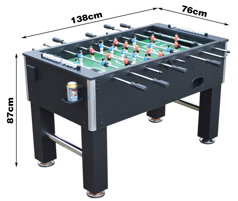 140CM Foosball table, Classic 8-Pole table soccer ,120CM Kids Football ...