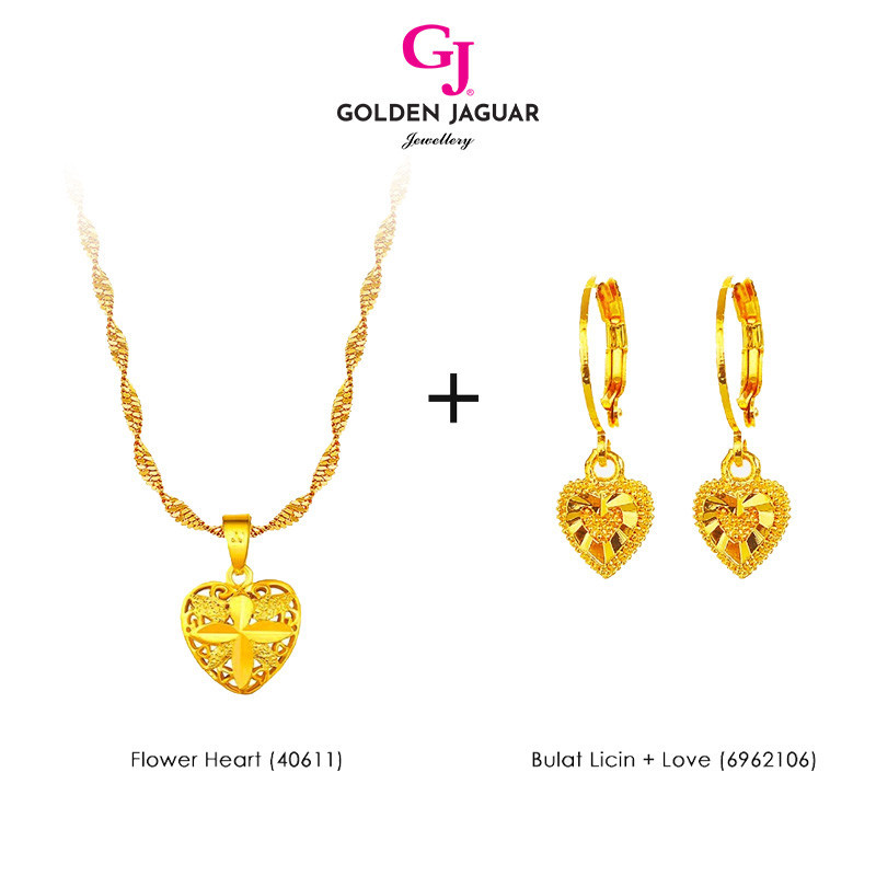 GJ Jewellery Emas Korea Emas Bangkok 24K Necklace Earring Set Classic ...