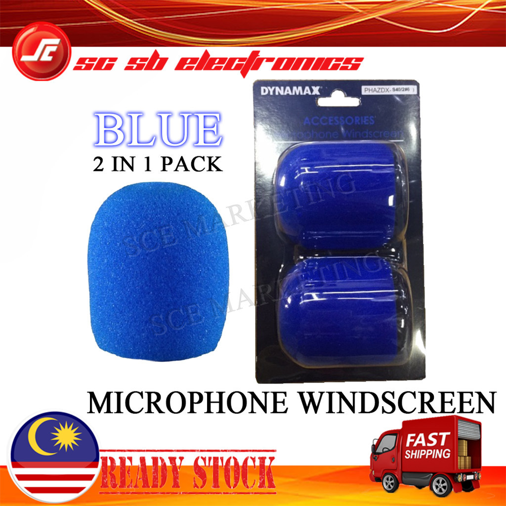 DYNAMAX S40 MICROPHONE WINDSCREEN MIC COVER MIC SPONGE 2 IN 1 SET ...