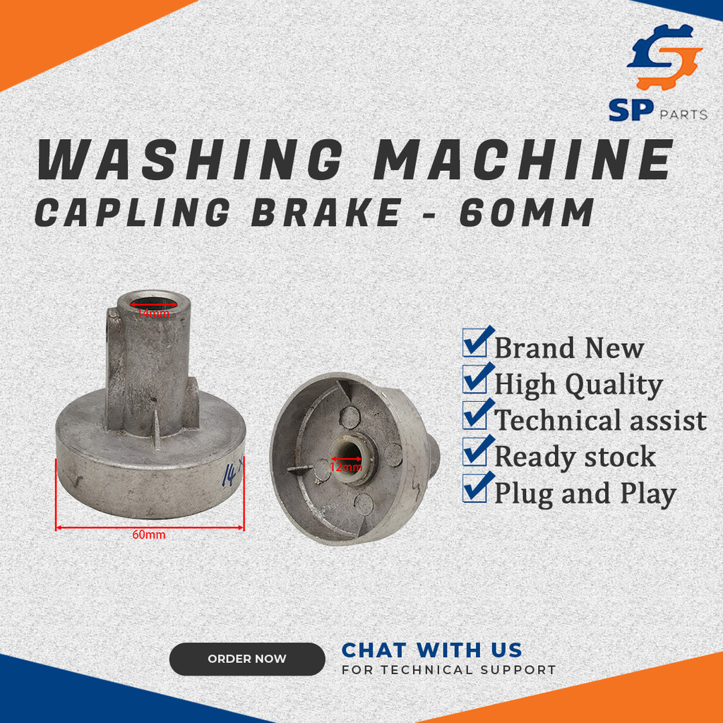 WASHING MACHINES CAPLING BRAKE 60MM (14X12) | Shopee Malaysia