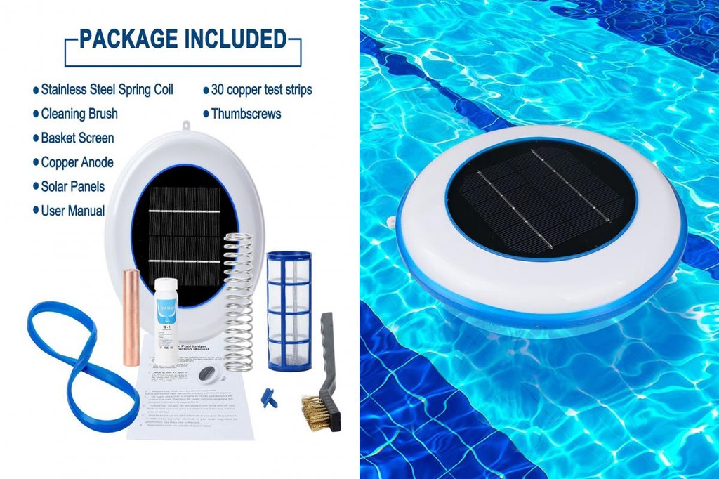 NTA Solar Panel Pool Cleaner Solar-powered Swimming Pool Cleaner ...