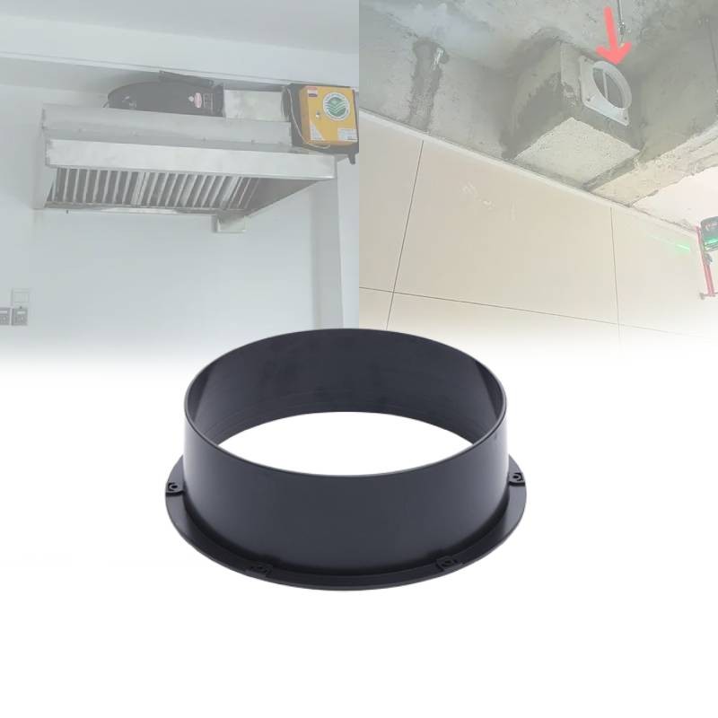 Reliable Abs Plastic Ventilation Flange Round Connector For Exchange Bi ...