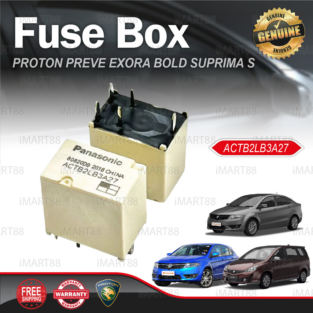 ORIGINAL PROTON PREVE EXORA BOLD SUPRIMA S FUSE BOX RELAY AIRCOND ...