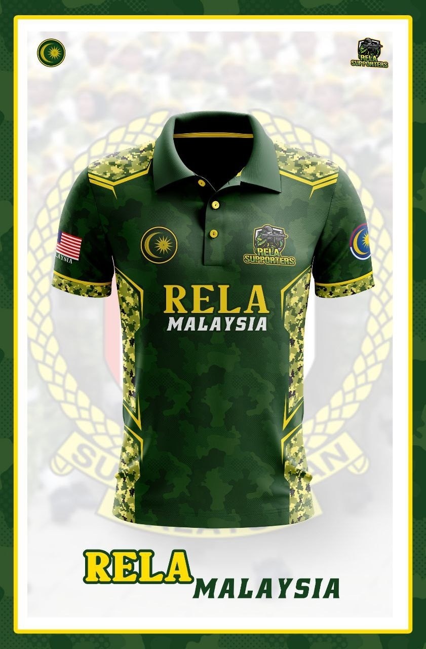 RELA MALAYSIA POLO SHIRT T-Shirt Muslim Can Be Customized dd5 ded | Shopee Malaysia