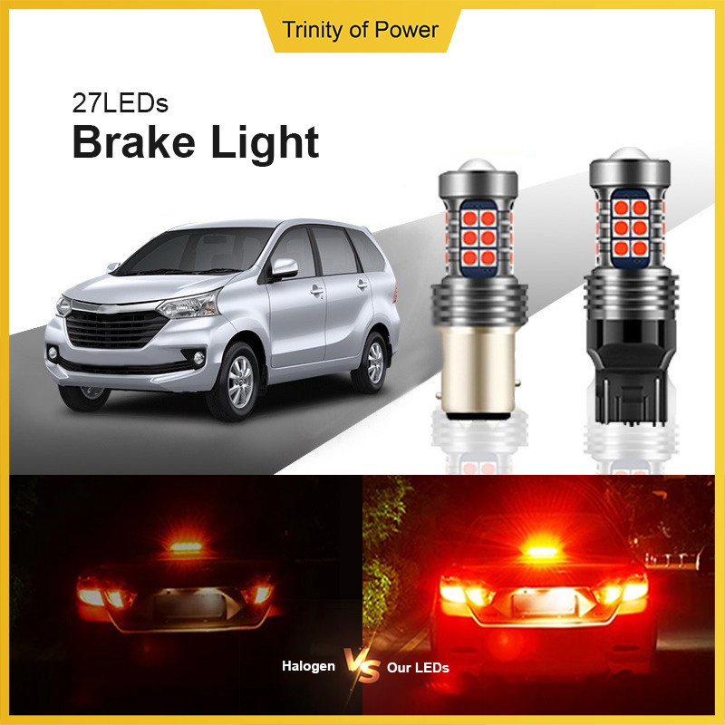 【TOYOTA】Avanza 1PC 27LED Car Brake Light Bulb Flash & Non Flash T20 ...