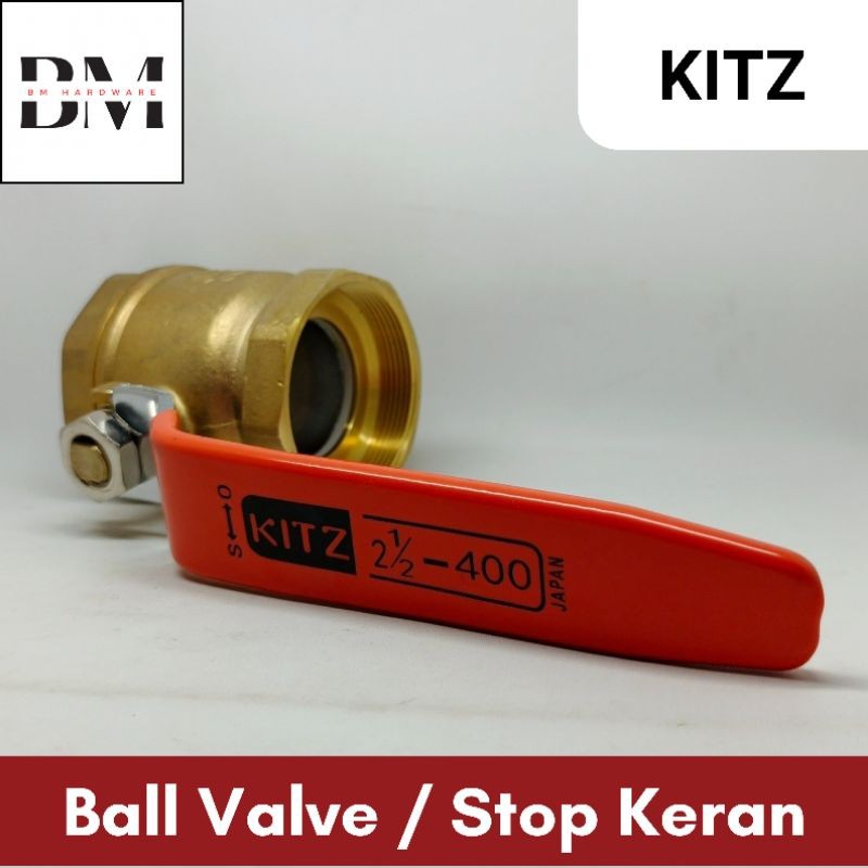 in stock Kitz Brass Ball Valve 2" and 212" | Shopee Malaysia