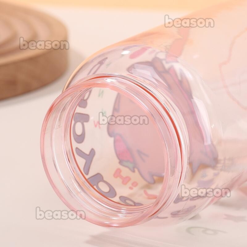 Capybara Cartoon Botol Air 500ml Capybara Bottle Kids Straw Bpa Free ...