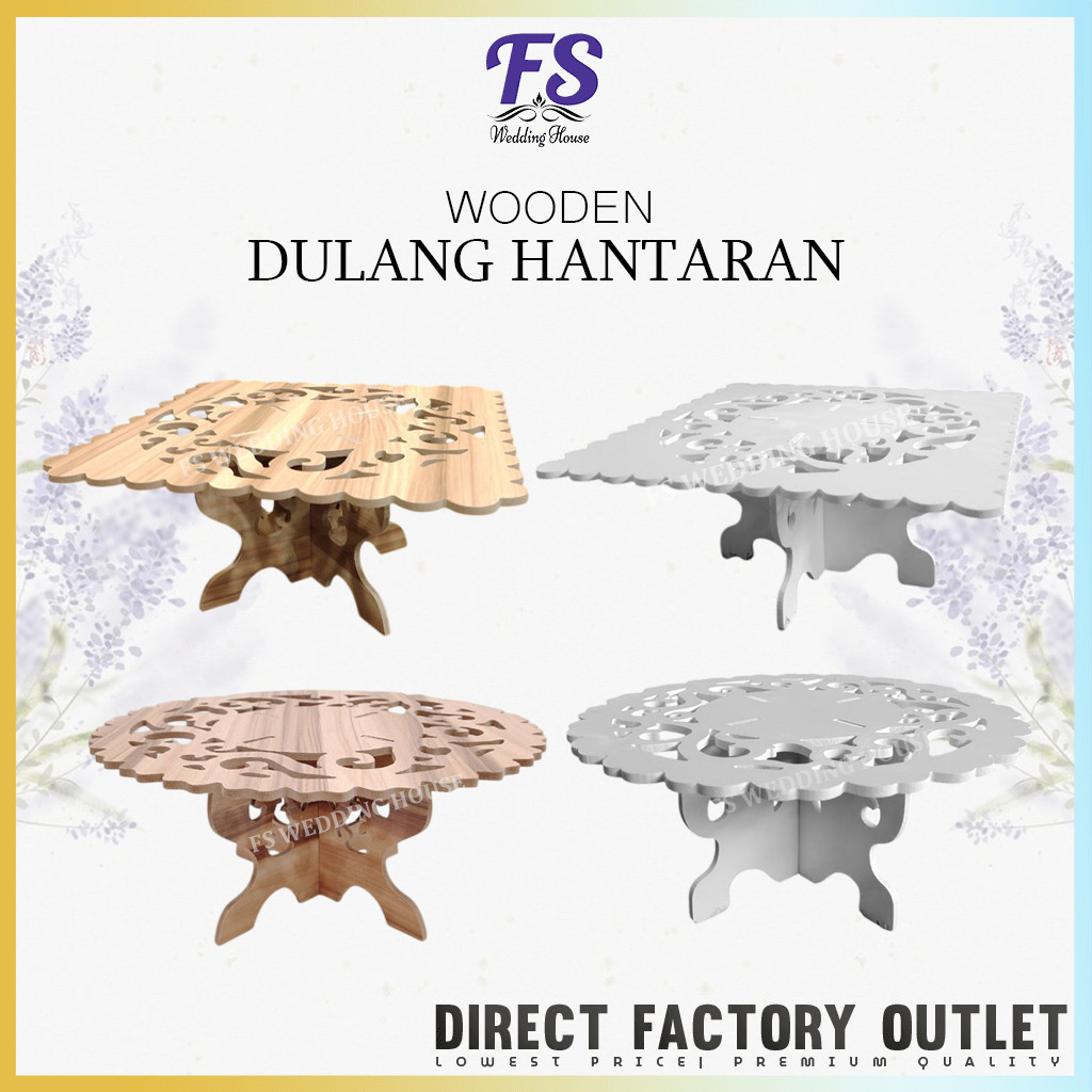 1 SET - DULANG HANTARAN KHAWIN/WOODEN TRAY/GIFT TRAY/MAS KAHWIN/DIY ...