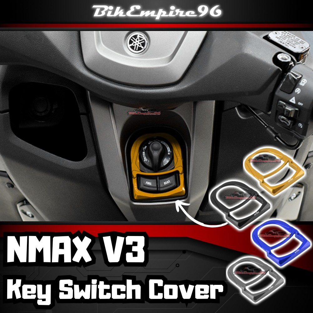 NMAX 155 V3 2025 Key Switch Cover CNC Protector Decorative Accessories For YAMAHA NMAX V3 ...