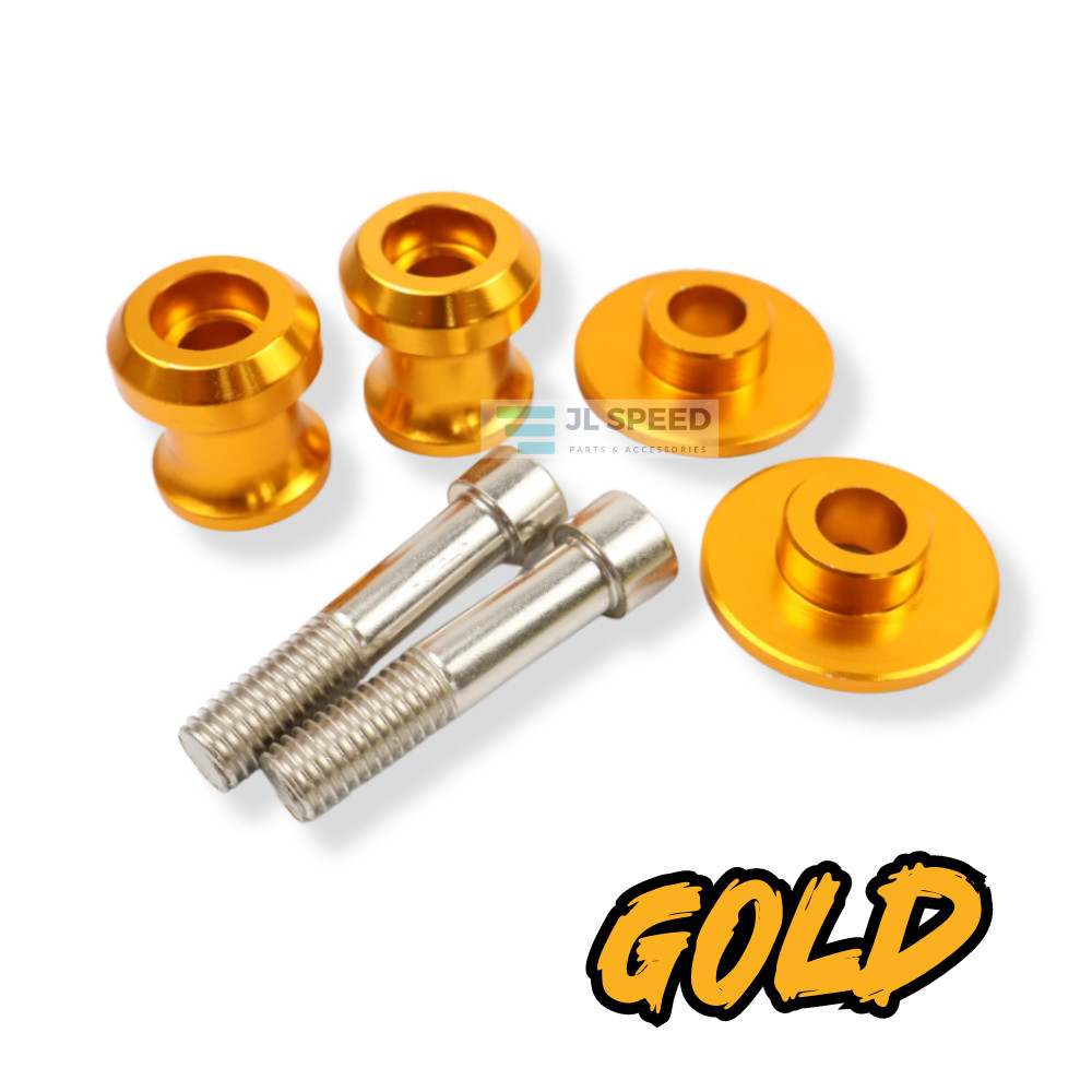 MOTORCYCLE SWING ARM SPOOL BOBIN BOBBIN PADDOCK M10 UNIVERSAL R15 R25 MT07 MT09 NINJA 250 400 ...