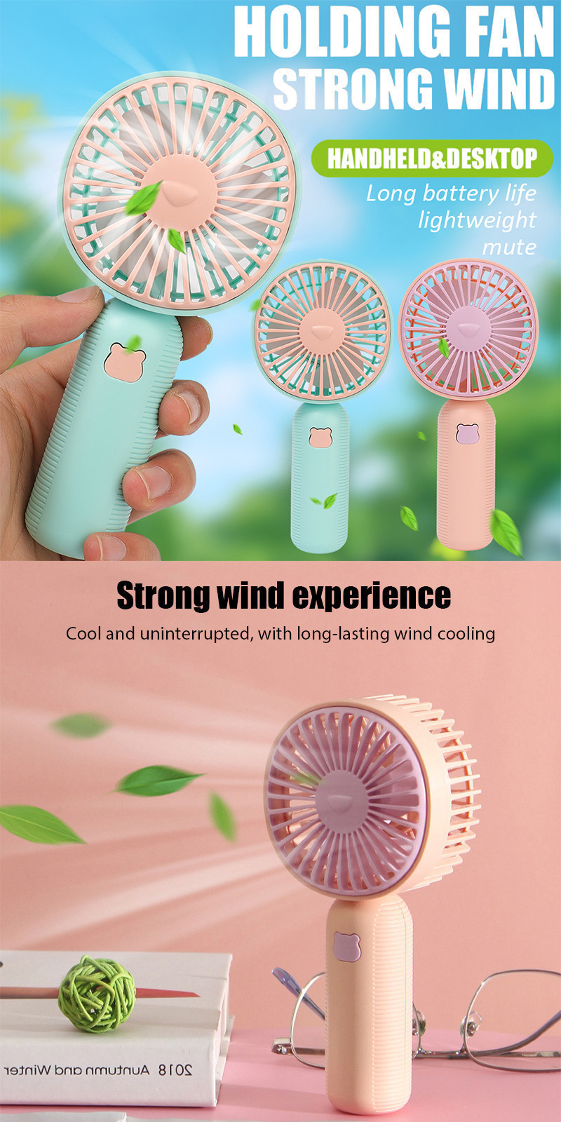 Summer 360 Degrees Bendable USB Chargeable Mini Hanging Neck Fan ...