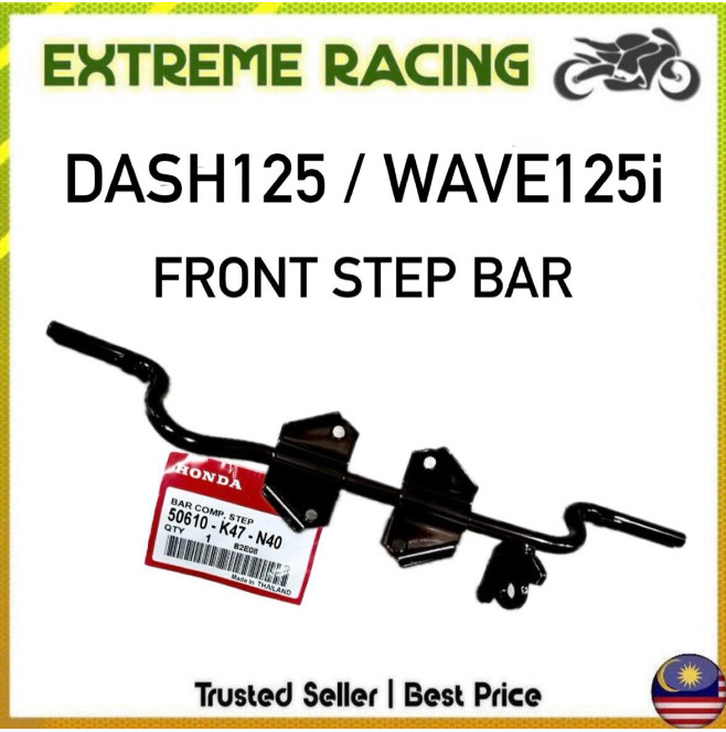 Front Step Bar Tapak Pijak Kaki Footrest Besi Depan Wave Dash125 Fi ...