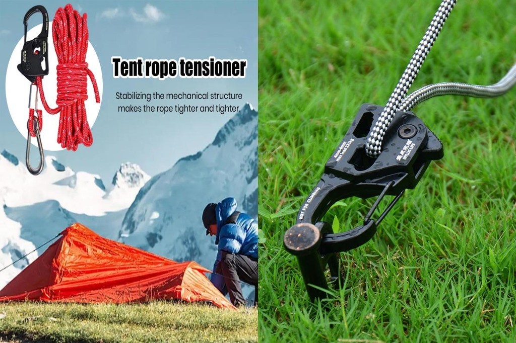 Tent Rope Tensioner Rope Tensioning Tool Compact Tent Rope Adjuster ...