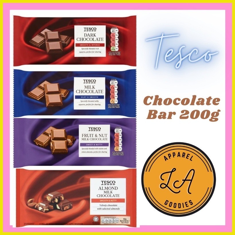 Tesco Chocolate Big Bar 200g Sharing Bar from UK | Shopee Malaysia