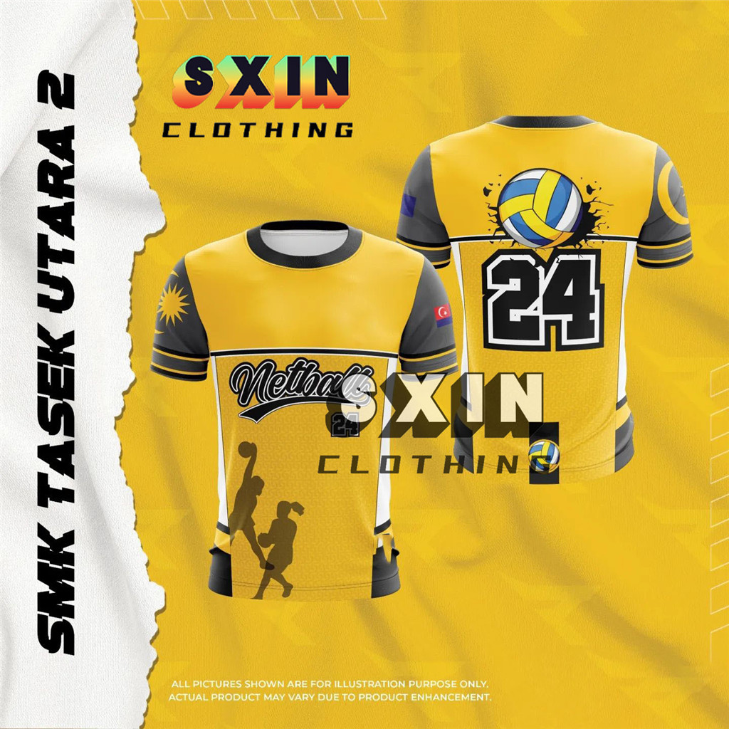 NEW DESIGN LELAKI BAJU FREE Customization NETBALL JERSEYS Baju lelaki T ...