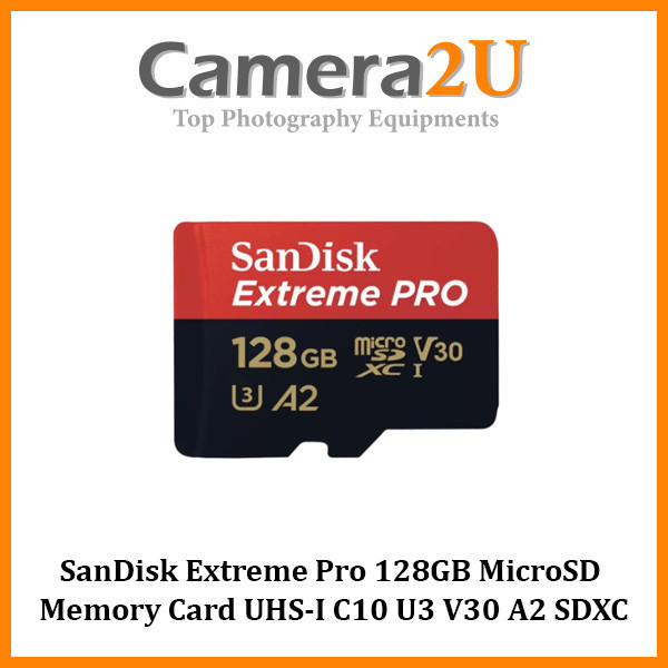 READY STOCK SanDisk Extreme Pro 128GB MicroSD Memory Card 200MB/S UHS-I ...