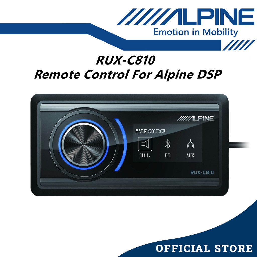 Alpine DSP Remote Controller For An Alpine Status Digital Sound ...