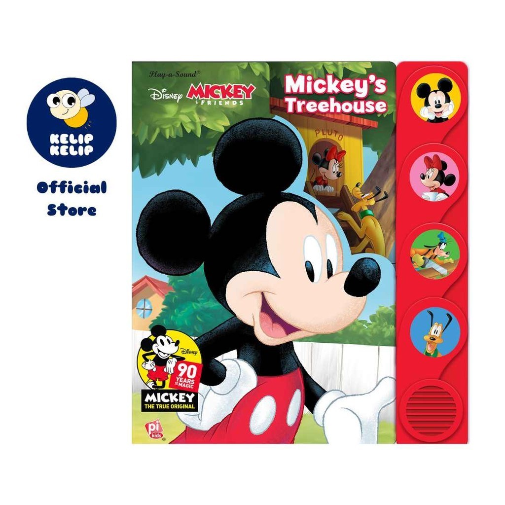 Disney Mickey & Friends Mickey's Treehouse Sound Book for Kids to Read ...
