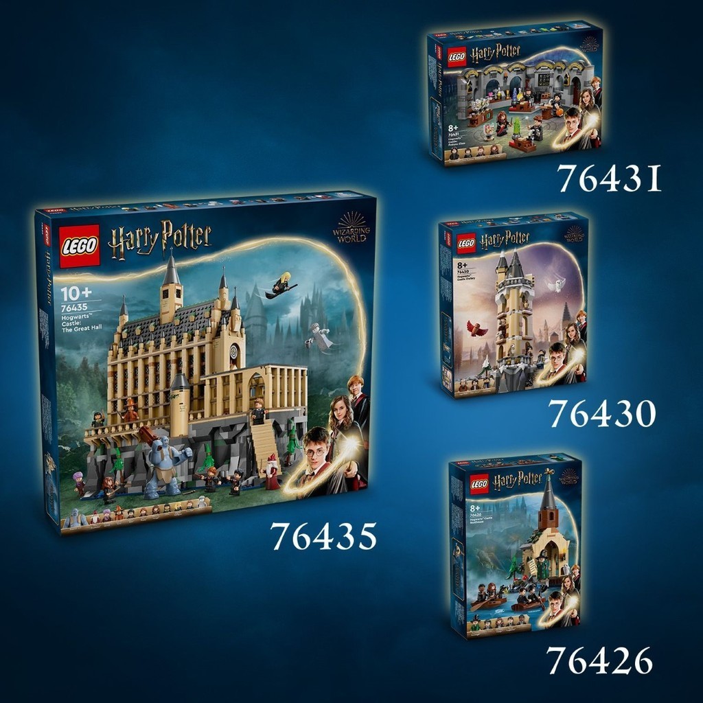 LEGO 76435 Harry Potter Hogwarts Castle: The Great Hall Building Toy ...