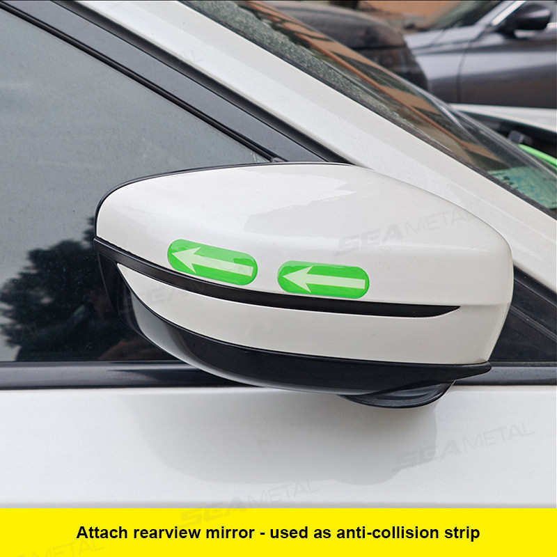 SEAMETAL 8pcs/set Luminous Car Spot Marking Stickers Interior Judgment ...