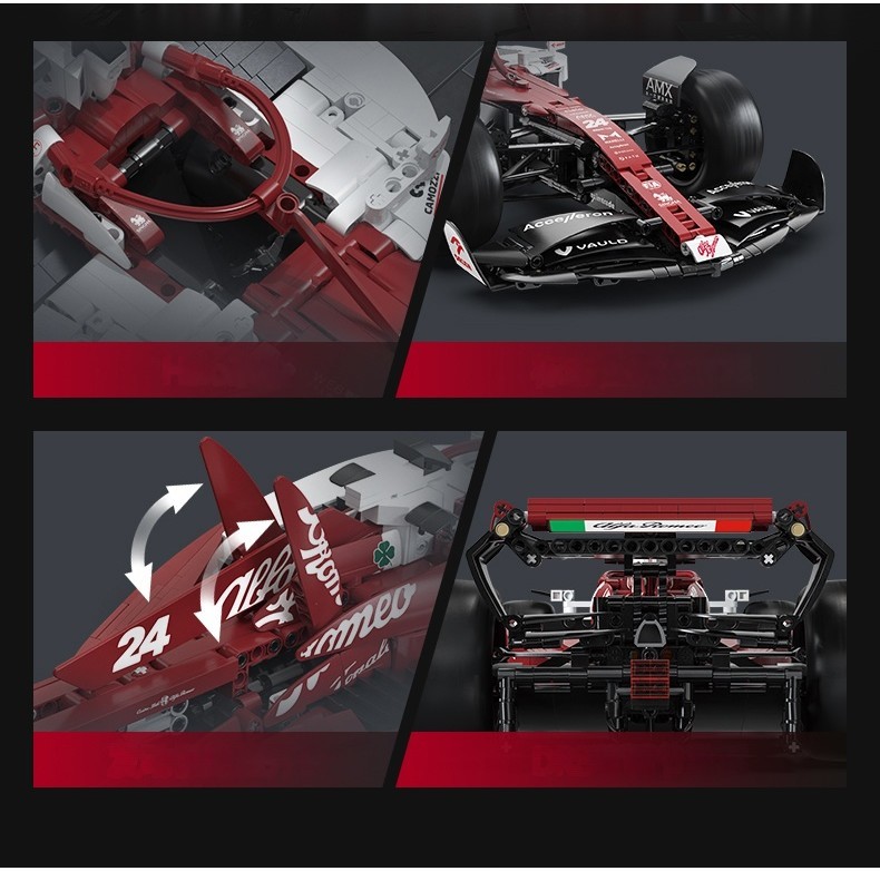 CaDA C64005 Technic Alfa Romeo F1 Team ORLEN C42 (Static Version) 1:8 ...