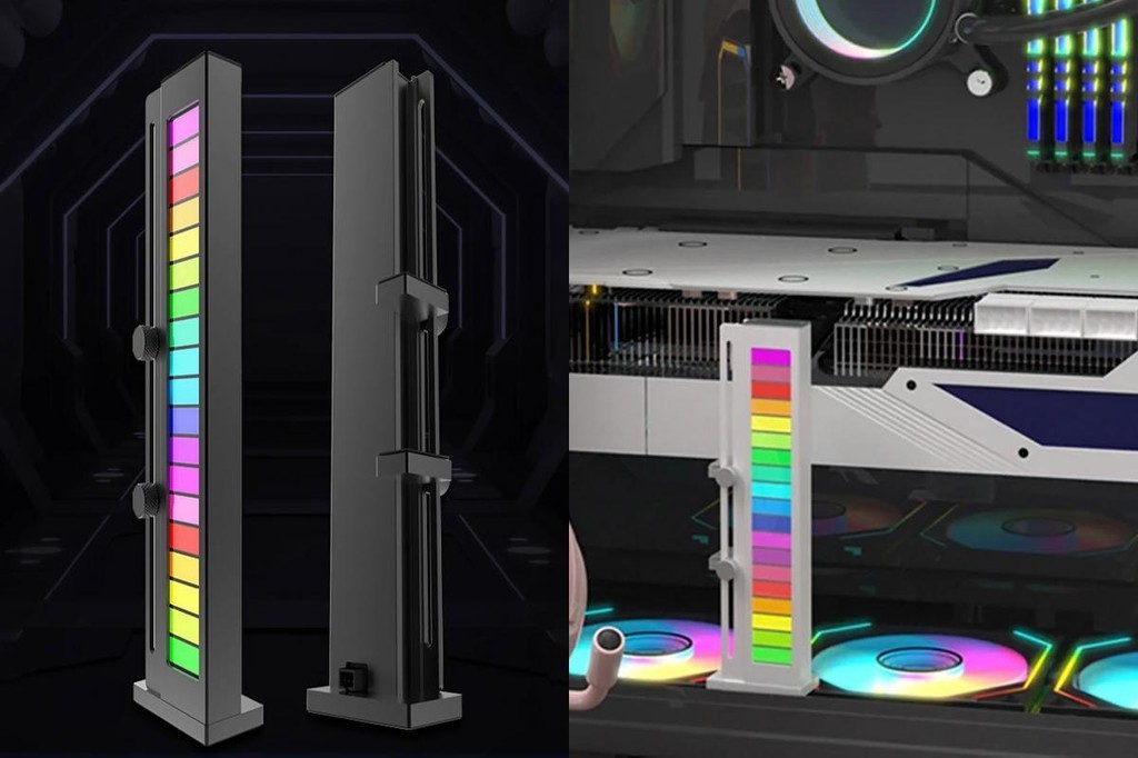 HUARMEY Graphic Card Holder Gpu Holder Rgb Graphics Card Bracket Stand ...