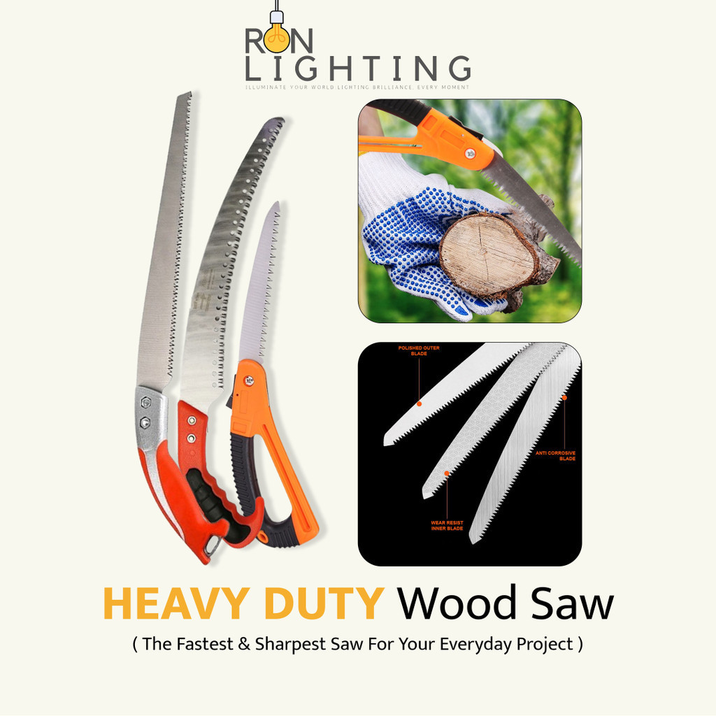 Heavy Duty Wood Saw 3 Choices Tree Branch trunk Cutter Pruning ...